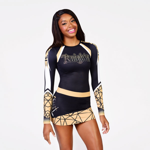 Sublimated Full Length Uniform with Rhinestones – GlitterStarz, Inc.